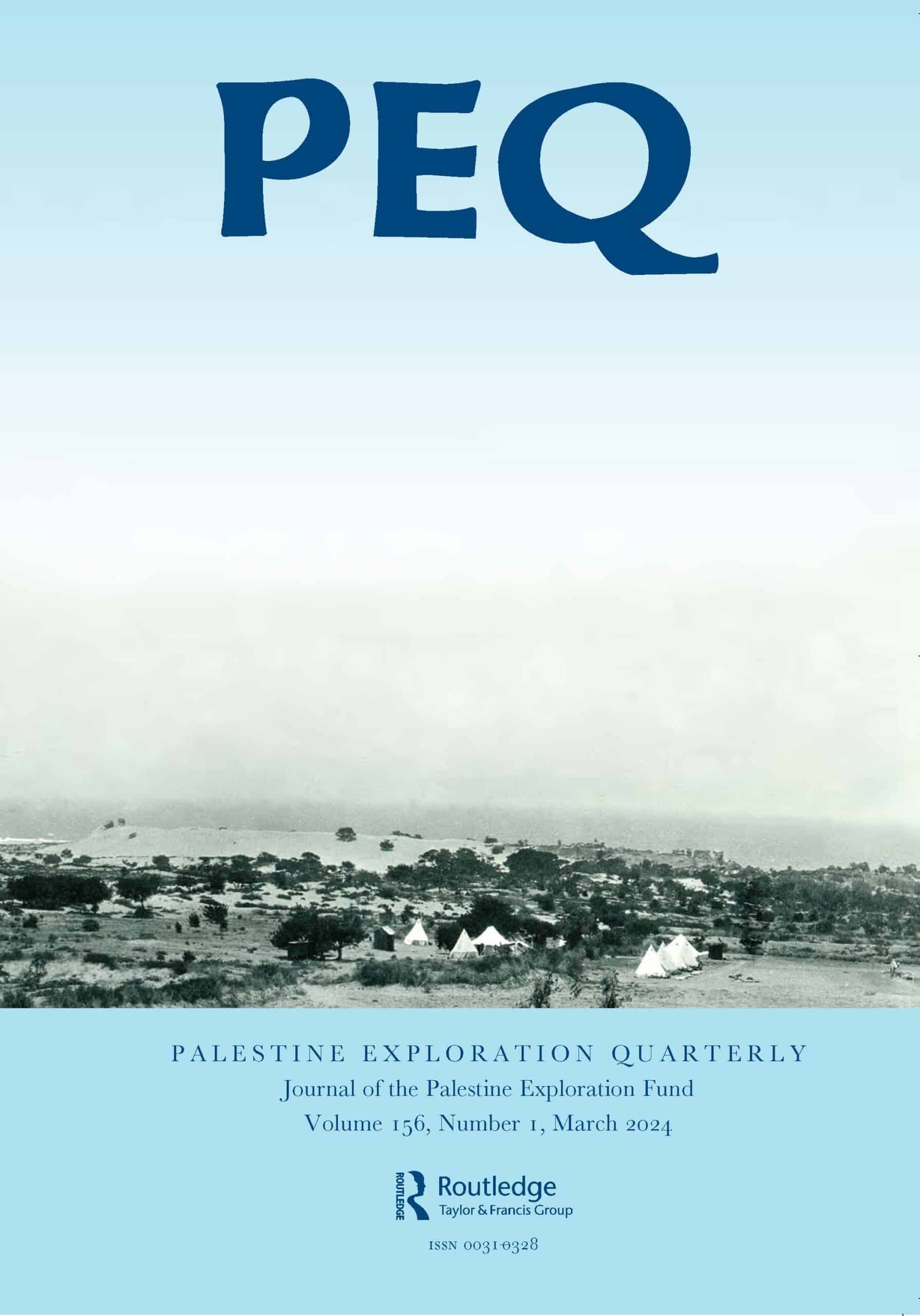 Palestine Exploration Quarterly - The Palestine Exploration Fund